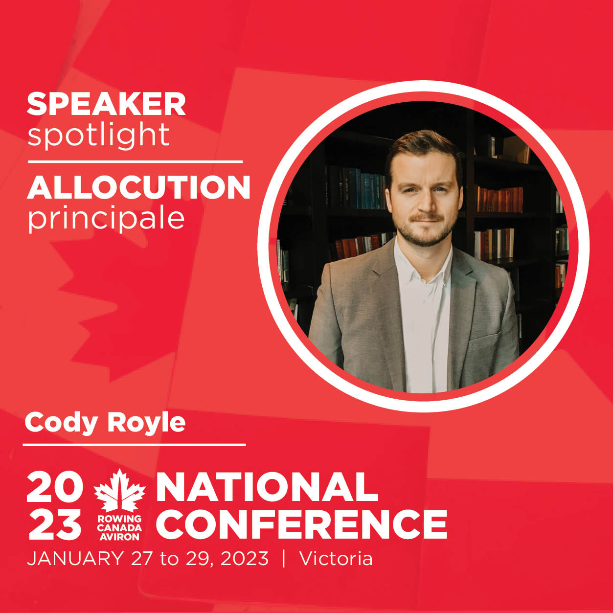 National Conference - Cody Royle - Rowing Canada Aviron